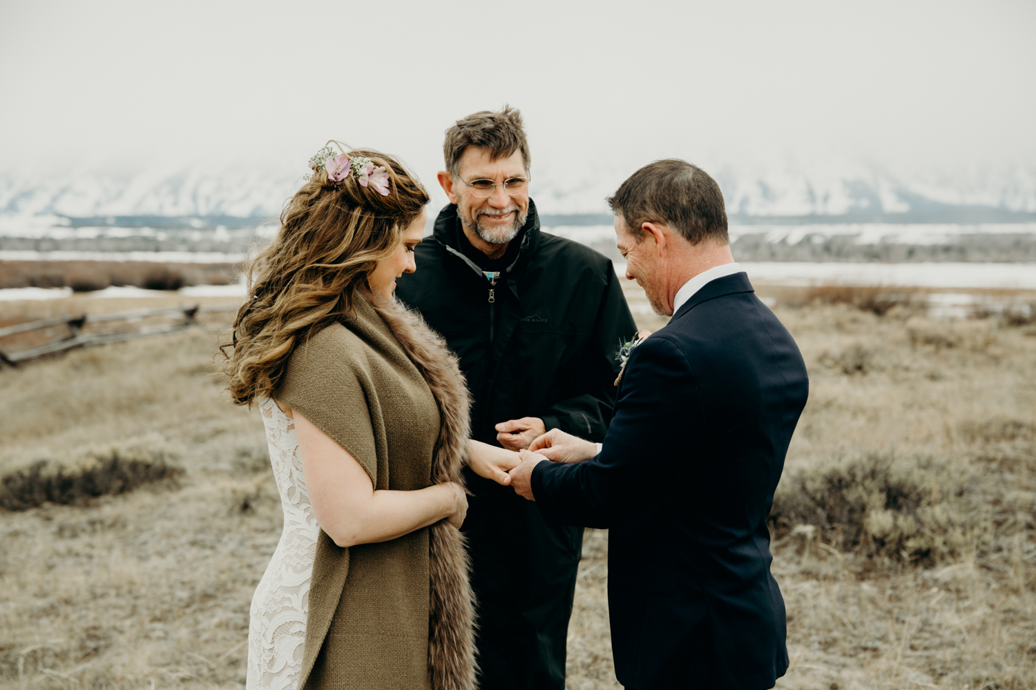 Cunningham Cabin Elopement in Grand Teton National Park