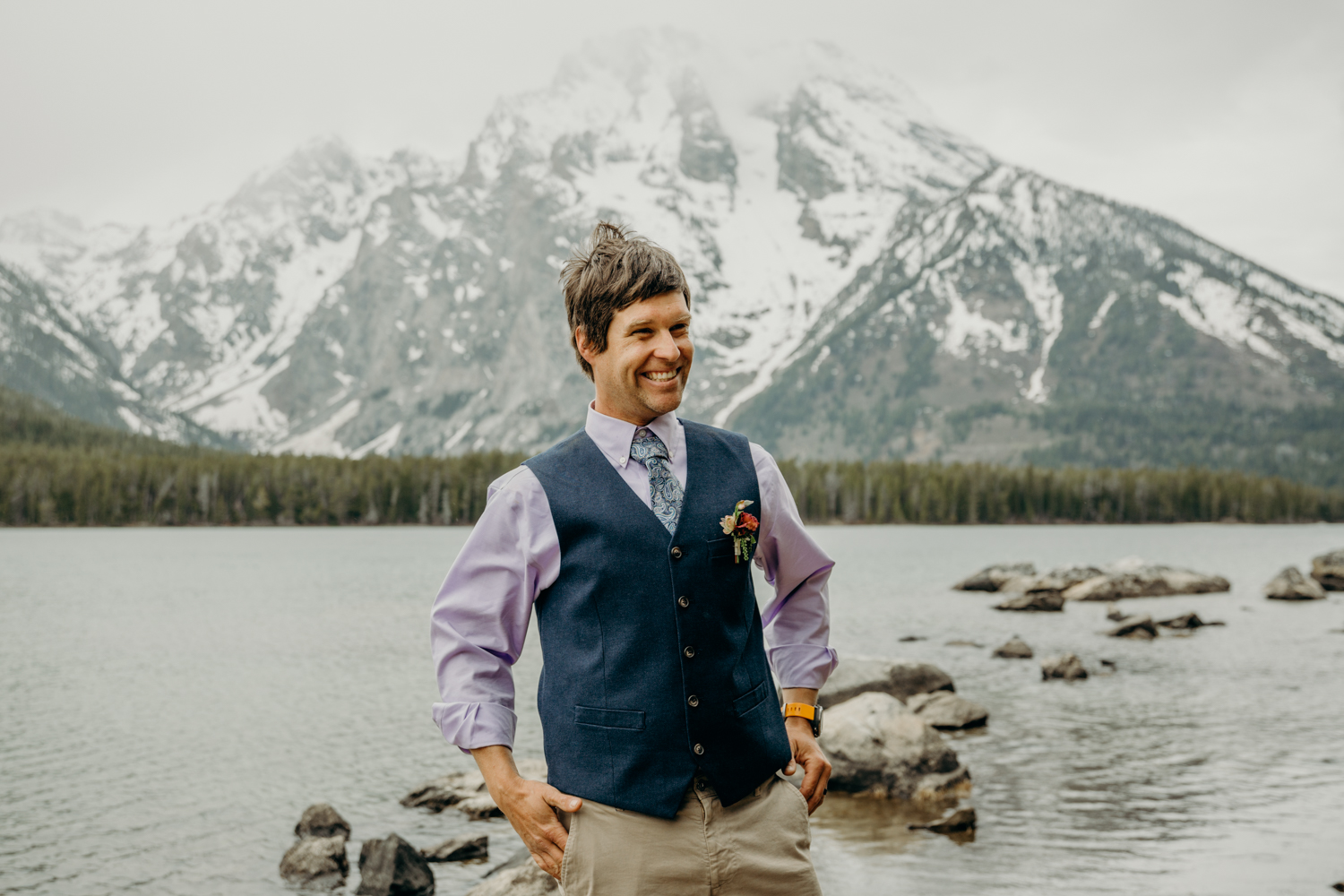Backcountry Elopement in Grand Teton National Park | Tanner & Virginia ...