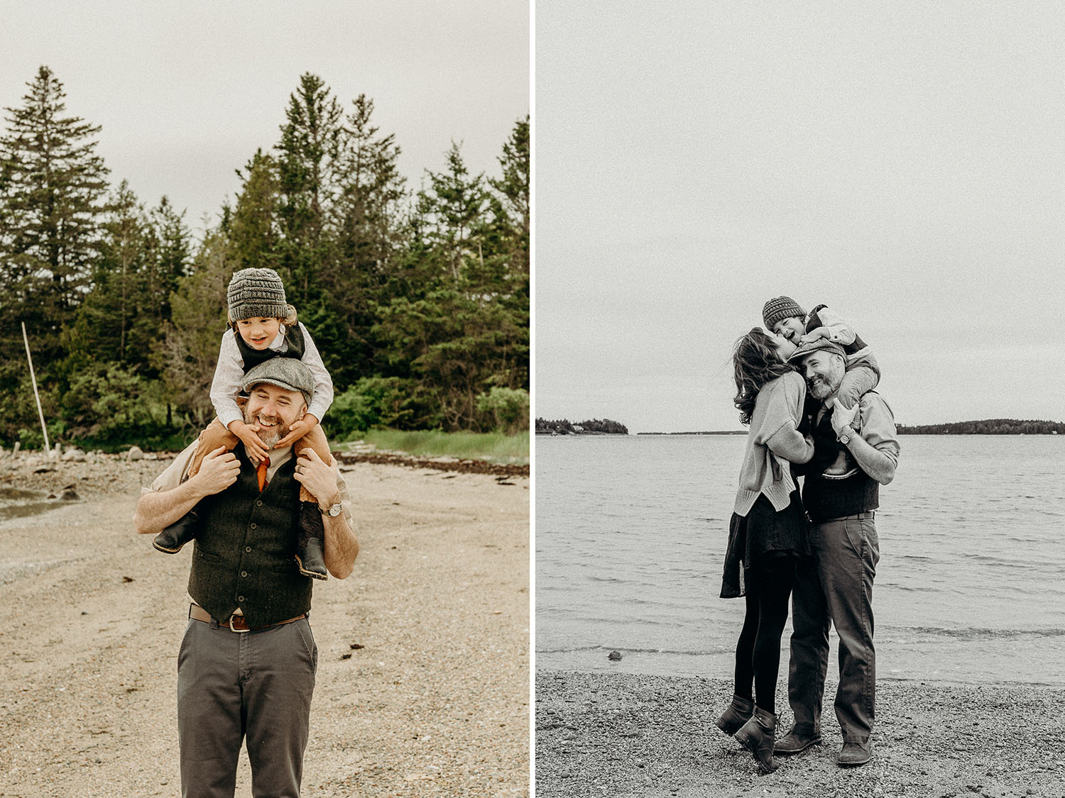 Acadia National Park Family Photographer | Cairdeas Family - Erin Wheat Co.